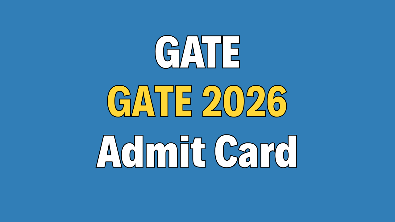 GATE 2026 Admit Card - Sarkari Ujala